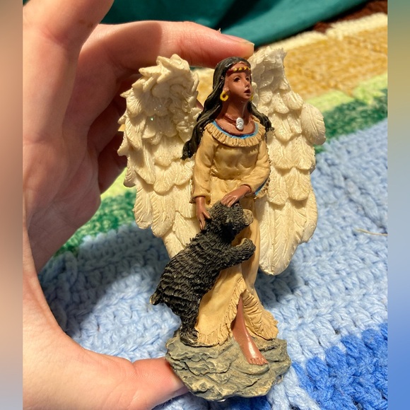 Accents | Resin Angel Wings Native American Woman Figure Decor | Poshmark